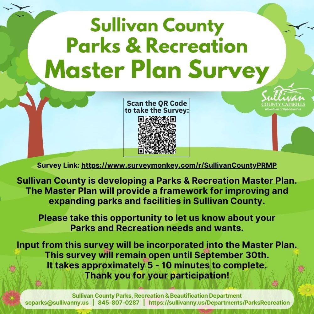 Participate in Sullivan County's Parks Survey! | Sullivan County NY